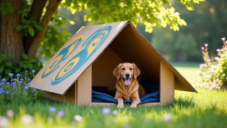 10 Creative Design Ideas for Cardboard Dog Houses - Animalsman