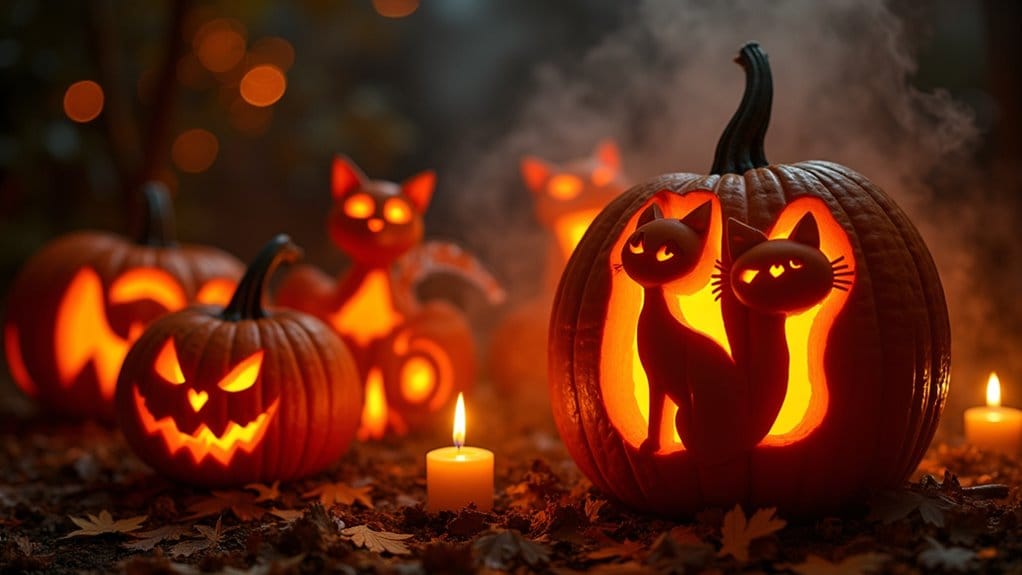 21 Cat Pumpkin Carving Stencils For Spooky Nights - Animalsman
