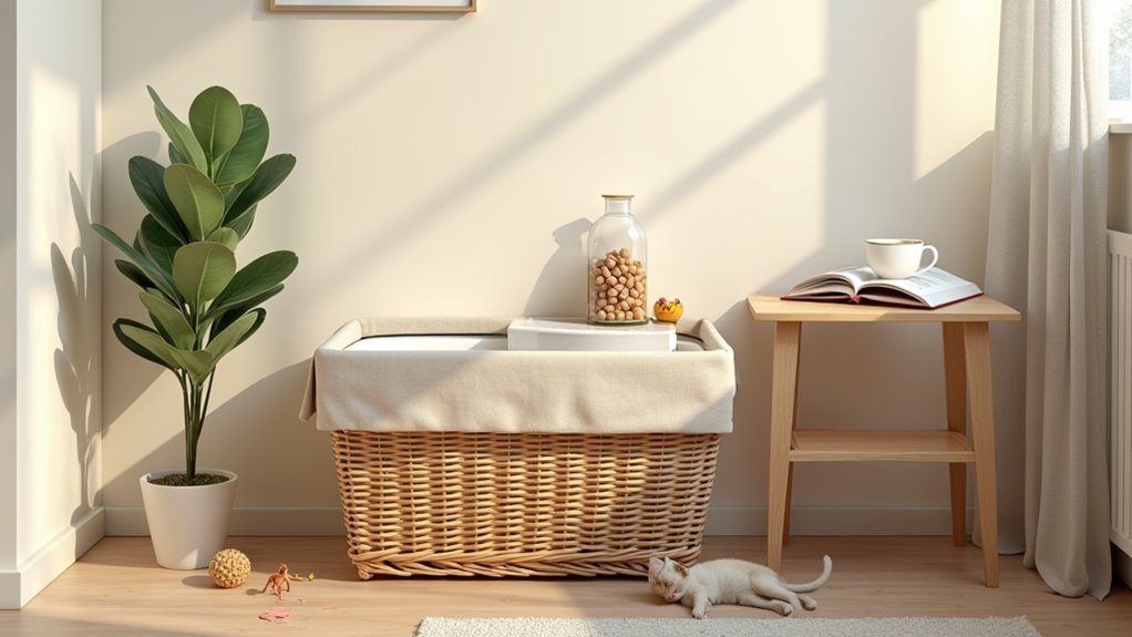 7 Clever DIY Cat Litter Box Ideas Hiding Mess - Animalsman