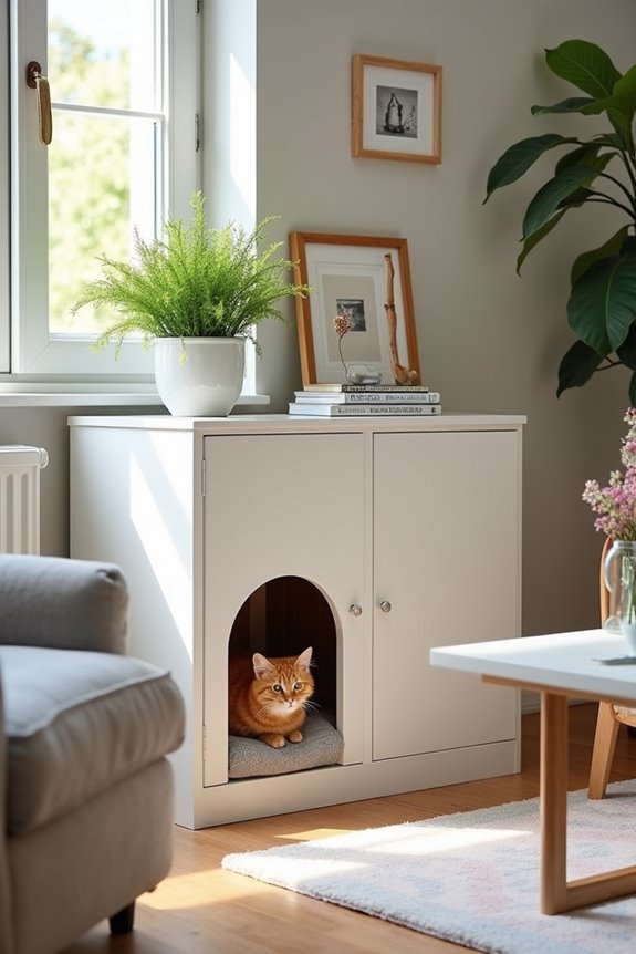 7 Clever DIY Cat Litter Box Ideas Hiding Mess - Animalsman